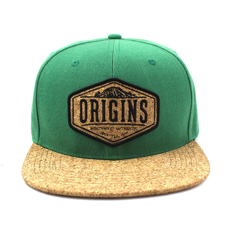 New Fashion Design Wooden Cork Brim Cork Embroidery Patch Stylish ...