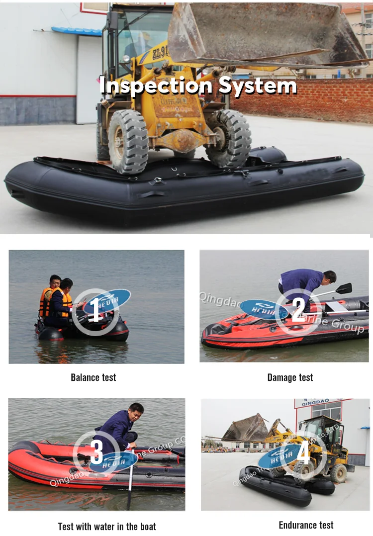 20ft Inflatable Boat with Steering & Wheel - Ideal for Fishing and ...