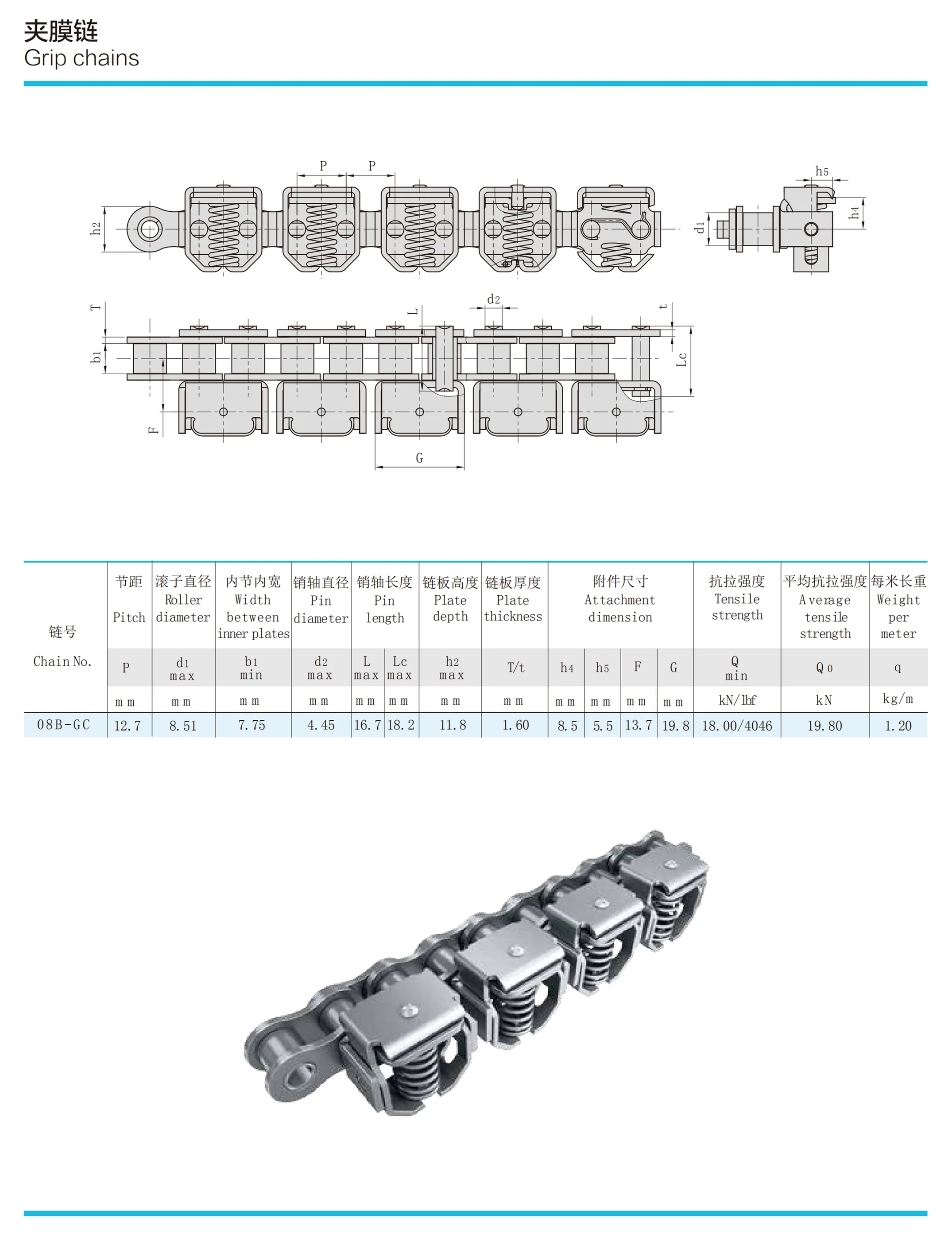 Grip Chain Conveyor Chain Stainless Steel Dates Delivery - Buy Dates ...
