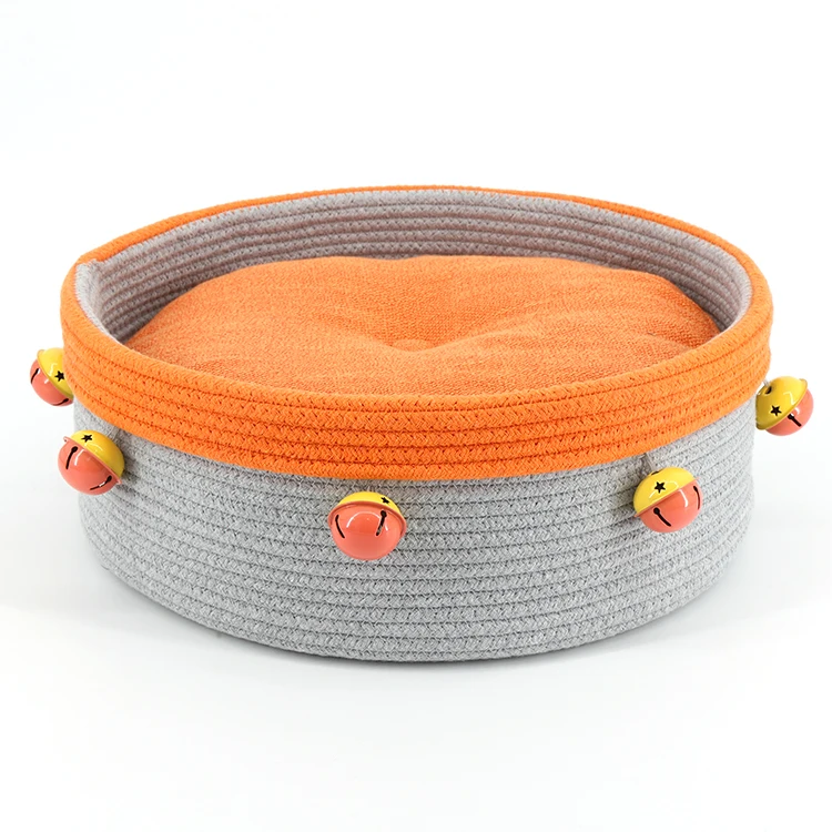 Prima Cat Cuddle Cup Basket Bed Round Shape Cotton Chew Resistant For ...