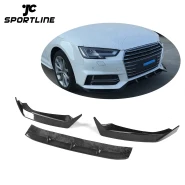 JCSPORTLINE Carbon Fiber B9 Rear Diffuser for AUDI A4 B9