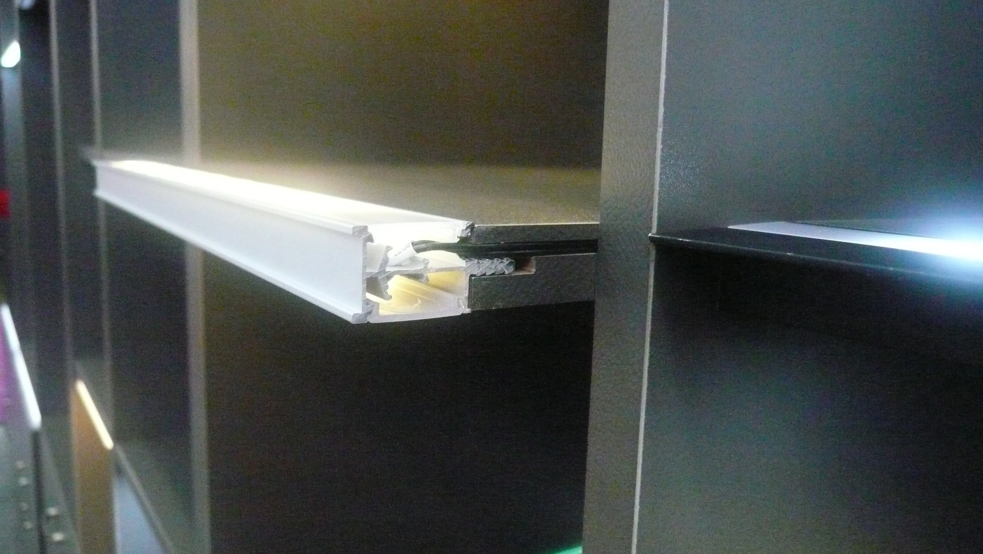 LED Shelf Light Kit - Modern Edge Lighting for Cabinets