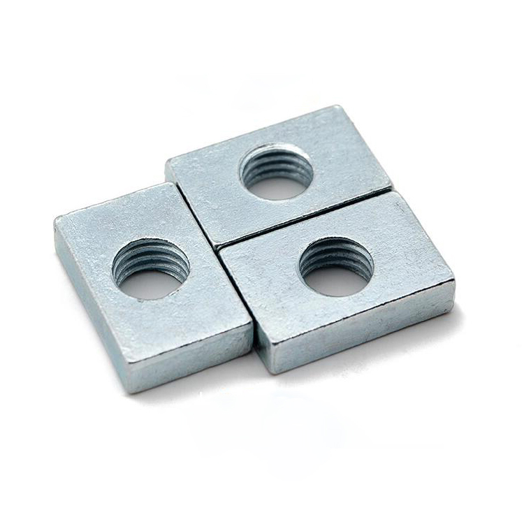M8 M10 M12 M14 M16 M18 M20 Square Nut for Black Carbon Steel Grade 8.8