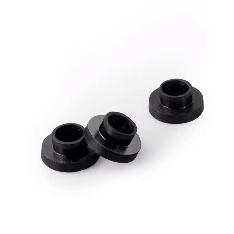 Black Plastic Top Hat Washers - Nylon Shoulder Washers
