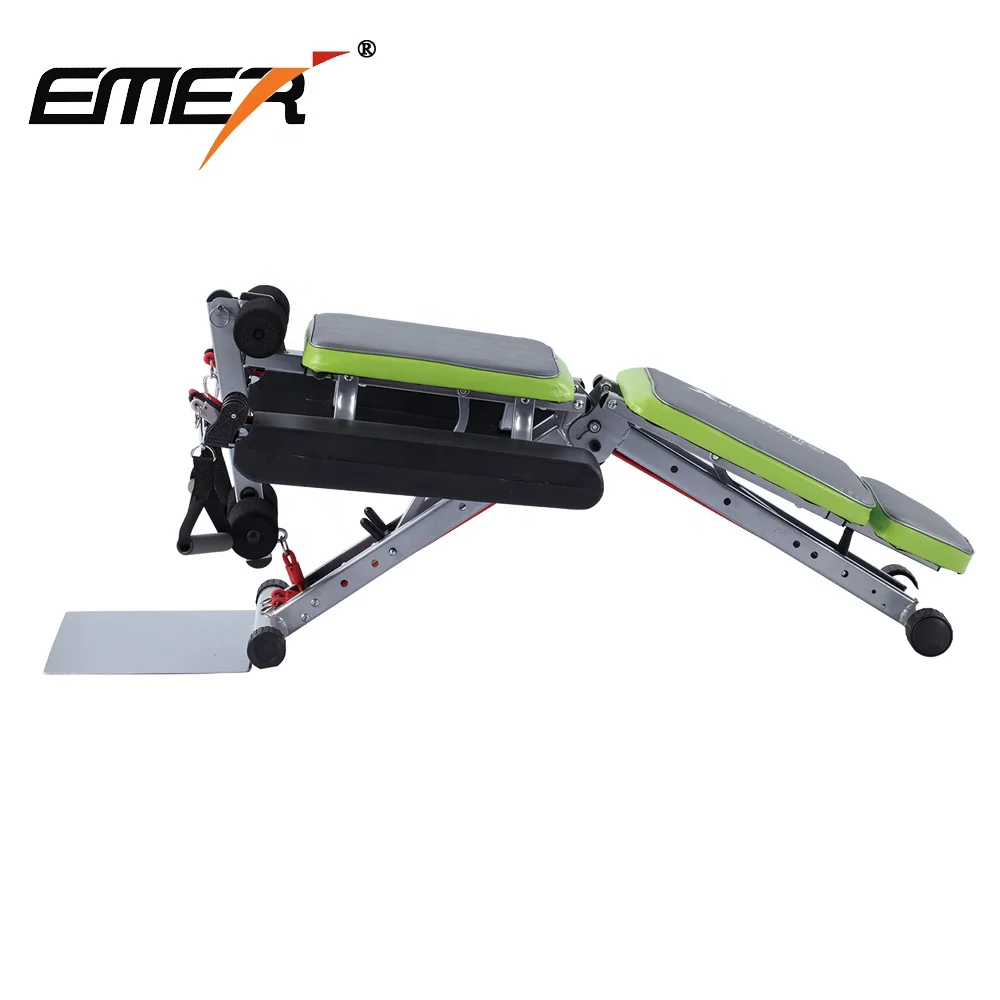 Sit Up Ab Bench Commercial Foldable Fitness Bench Gym Quality Home ...