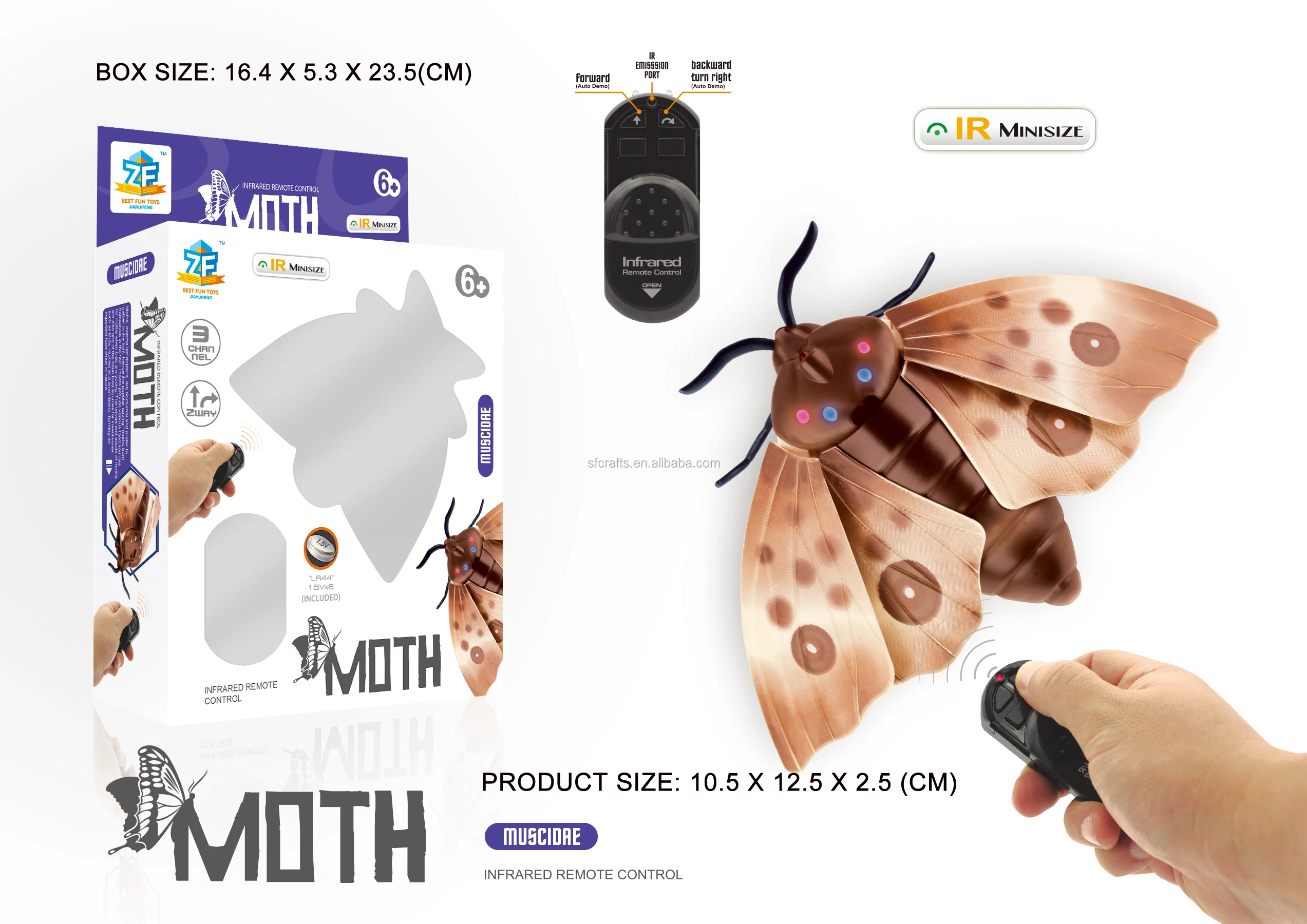 RC Ladybug Toy - Remote Control Prank Insect Fun for Kids