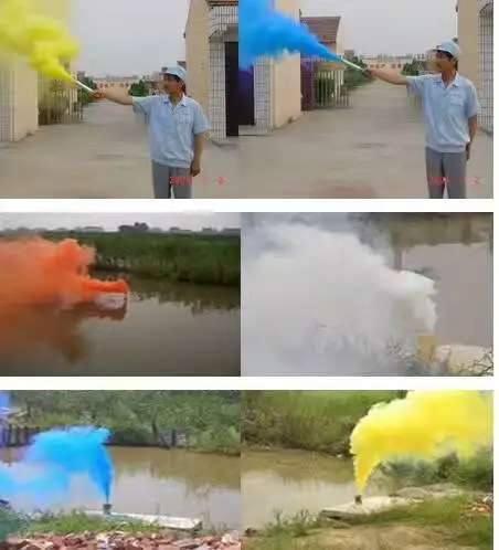 Solas Marine Pyrotechnic Safety Signals Long Burning Time Red Hand ...