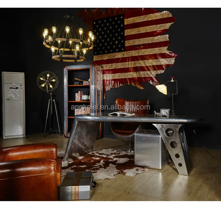 Restoration Hardware Aviator Desk - Handmade Aviation Furniture