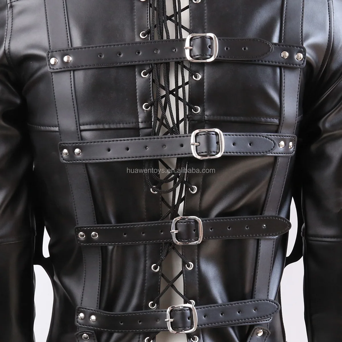 Adult Sex Game Adjustable Bondage Jacket With Long Sleeves,Fetish ...