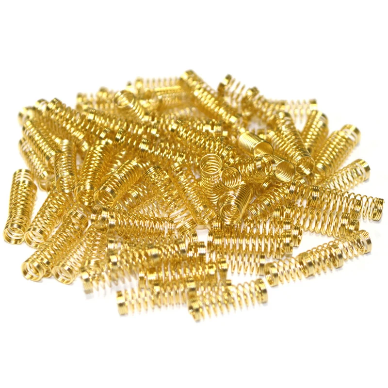 Gold Plated Keyboard Switch Springs - Durock Gold Springs