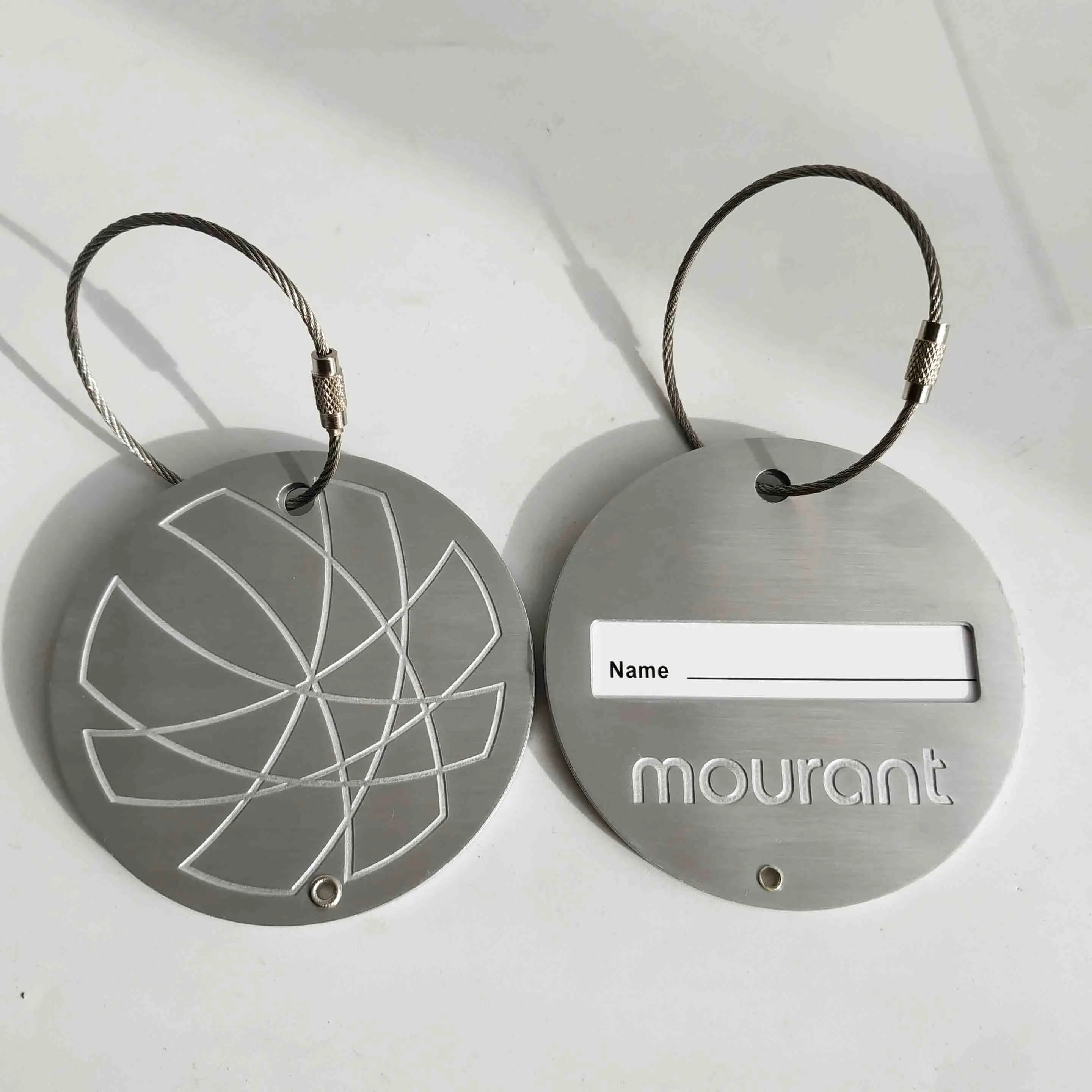 Personalized Logo Metal Bag Tag Luggage Tag Corporate Gifts Metal Hang ...