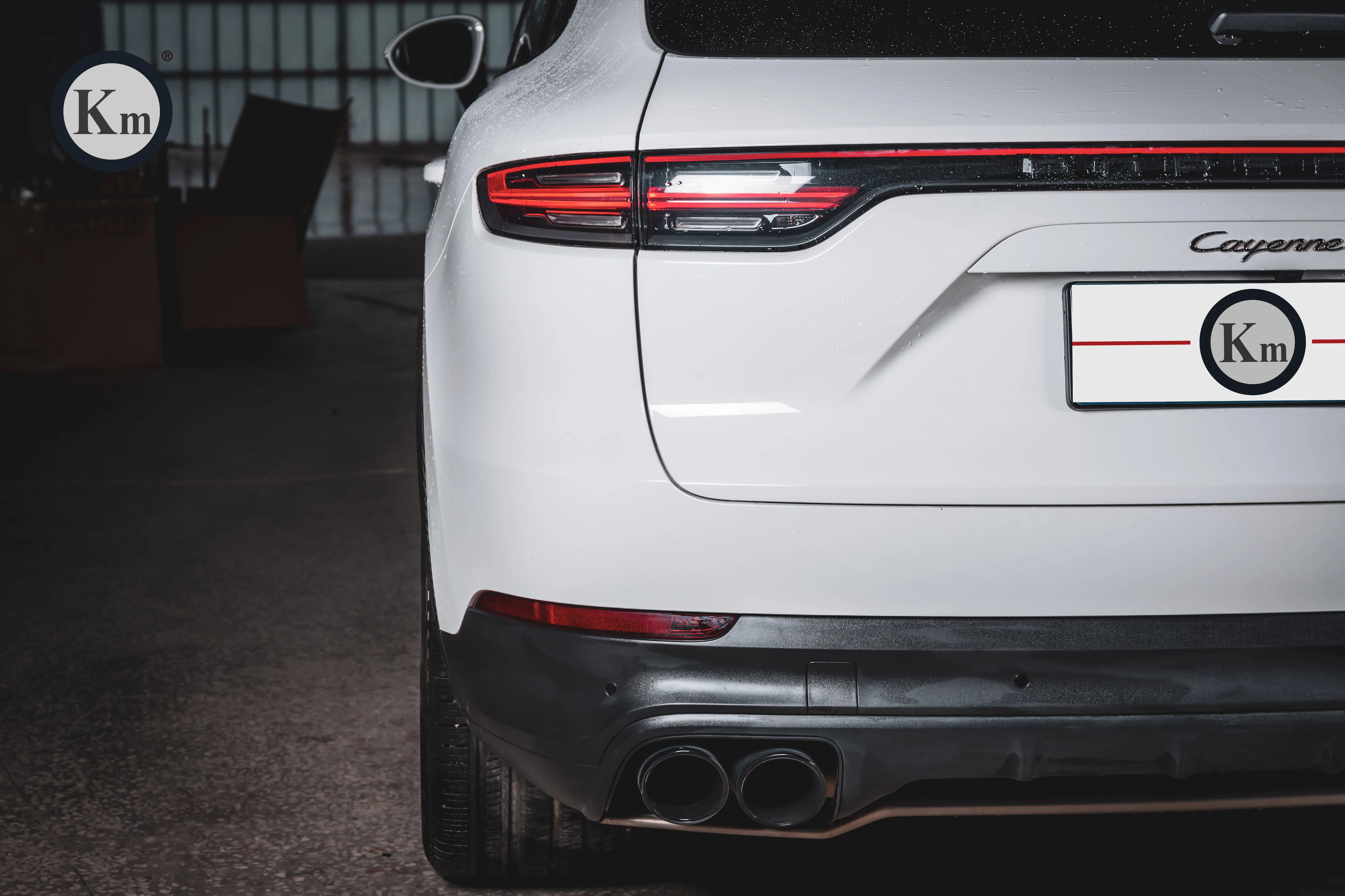 Porsche Cayenne 9Y0 2018-Up Rear Diffuser Bodykit for OE Fitment ...