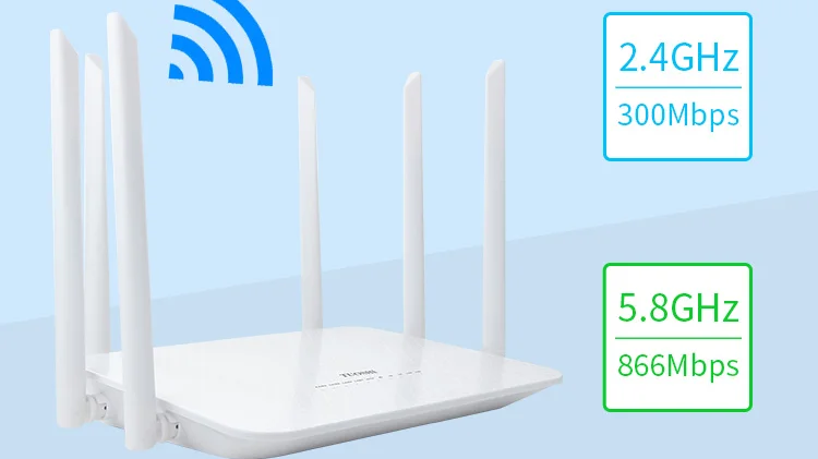 Tuoshi-router De Doble Banda Universal 5g 1200mbps,Cortafuegos Cpe ...