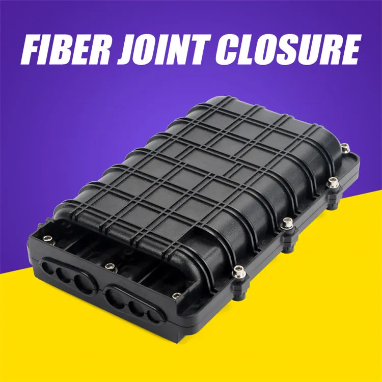 48 Core Optical Fiber Splice Box Horizontal type 8 adapter splitter ...