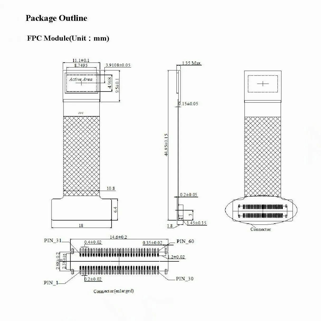 1920x1080 Microdisplay Amoled Fhd Mipi I2c Interface For Configuration ...