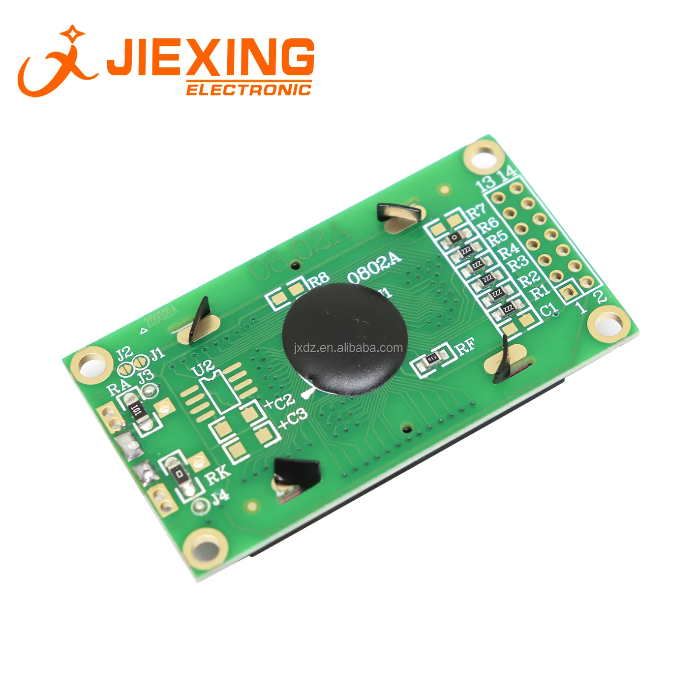 LCD 0802A 8x2 Yellow Green Backlight Display Module