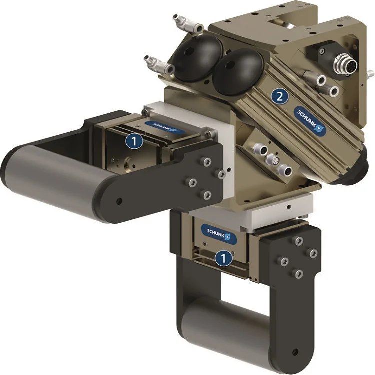 PSH 2-Finger Parallel Gripper with Long Jaw Stroke for Schunk