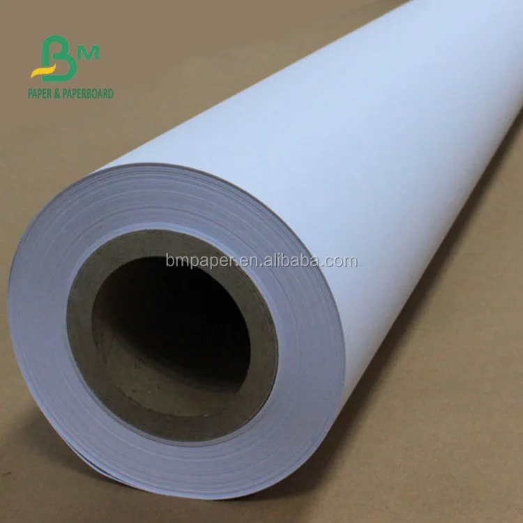 Gulungan Kertas Penanda Plotter Polos 70gsm 80gsm Untuk Garmen Kekuatan ...