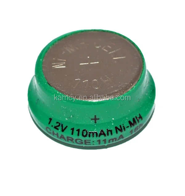 Nimh Button Cell 20h 40h 80h 110h 150h 250h 300h 330h 1.2 Volt ...