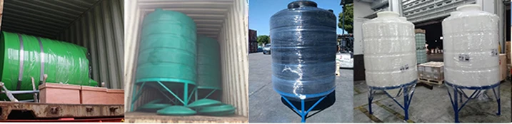 High Performance Polyethylene Plastic Conical Tank for Water Storage Mixing