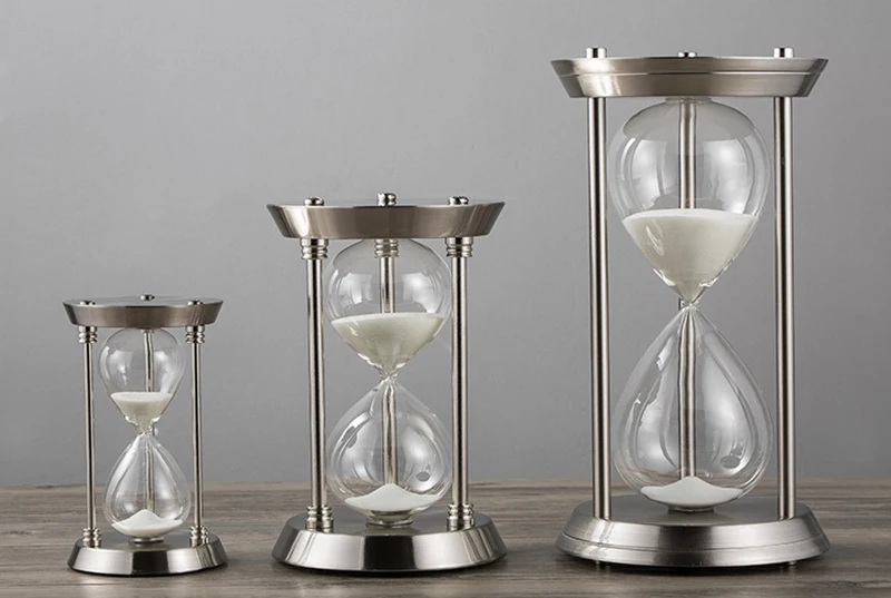 Time Magic Hourglass Decorations - Creative Metal Ornaments