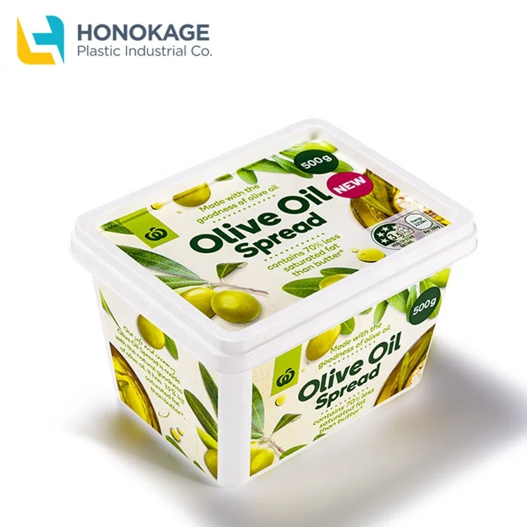 Iml Rectangle 500g Margarine Packaging Butter Cup Butter Container ...
