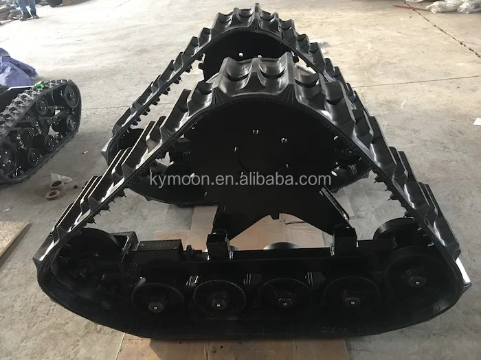 Triangle Rubber Track System for Wheelchairs and Crawler Tractors ...