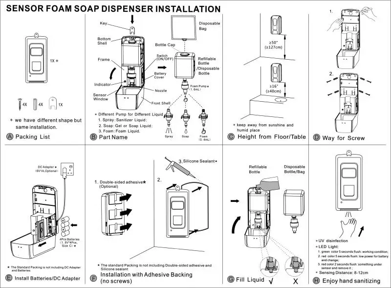The Single Bathroom Accessories Liquid Soap Dispenser - Buy Wall Mount ...