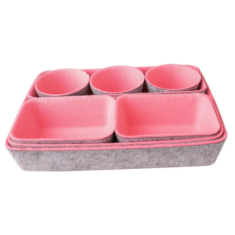 Drawer Organizers Bins Felt Jewelry Organizer Trays Storage Bins Office ...