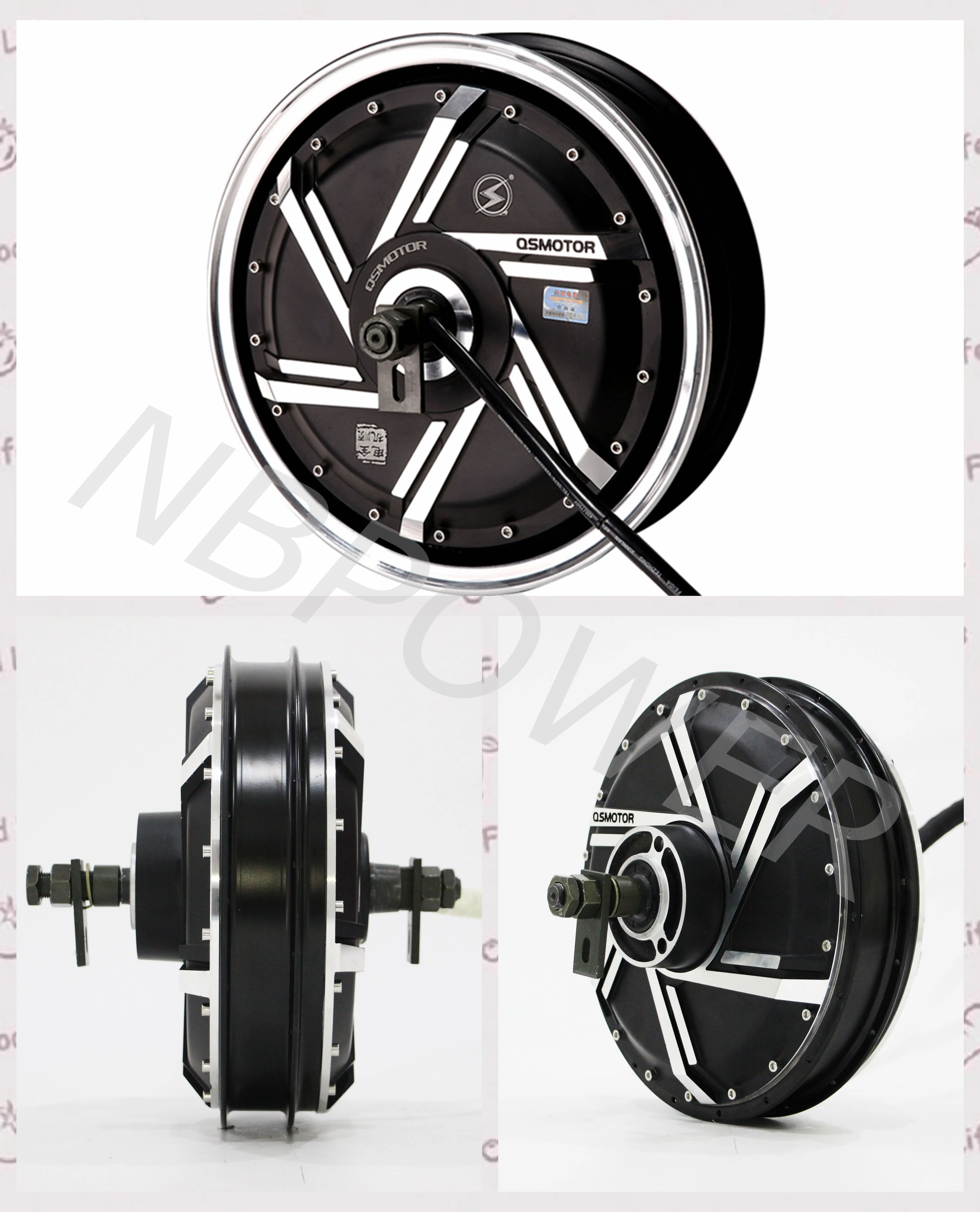 QS273 Electric Motorcycle Hub Motor - 8000W to 12000W Power