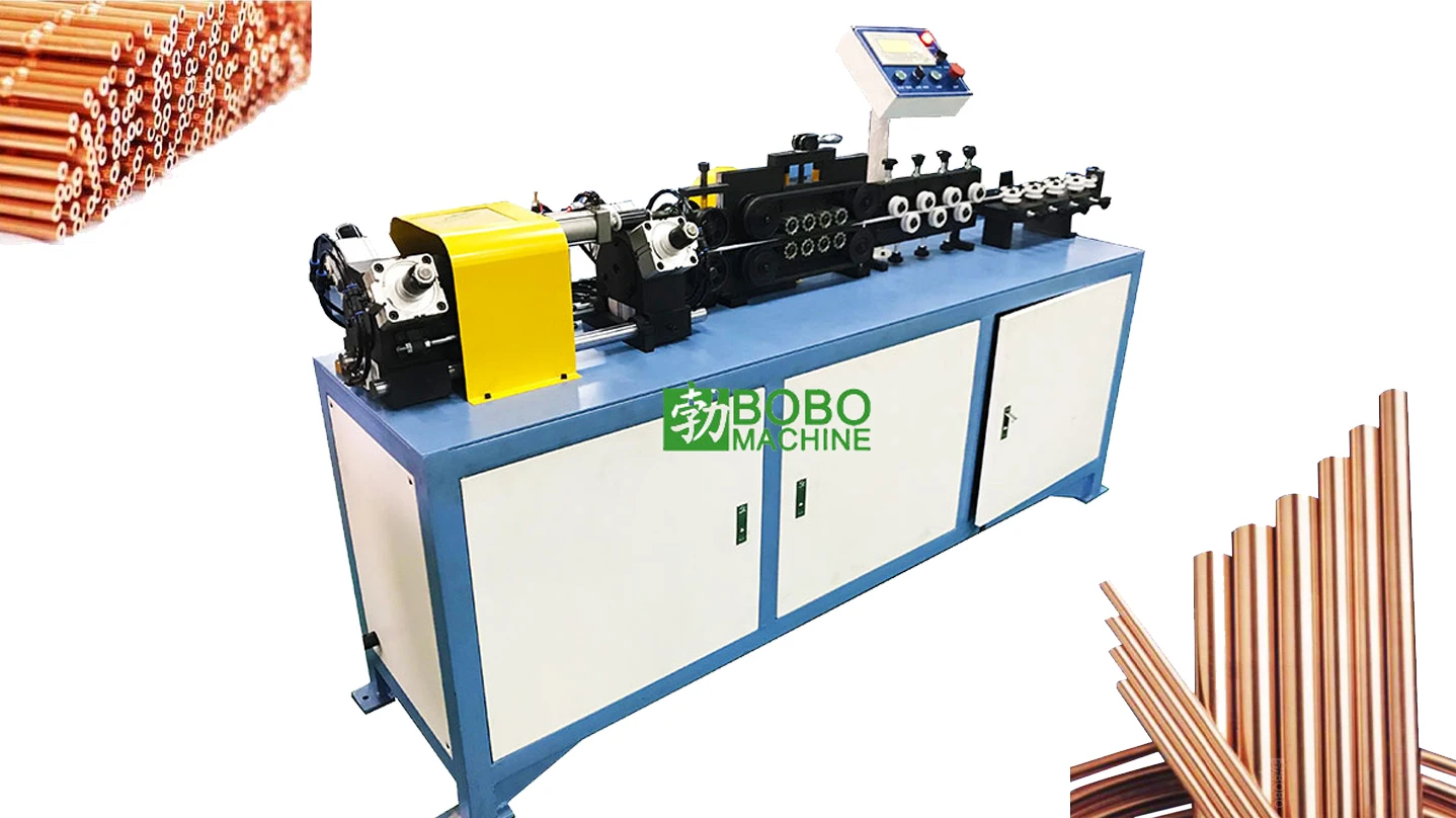 Automatic Air Conditioner Capillary Copper Tube Straightening And Chip ...