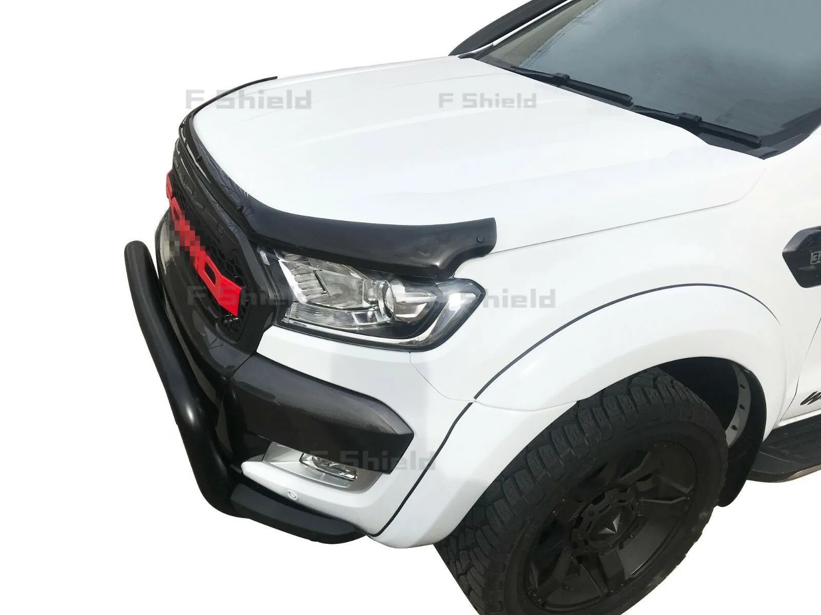 For Ford Ranger T6 T7 2016-2019 20 Bonnet Guard Protector/bug - Stone ...