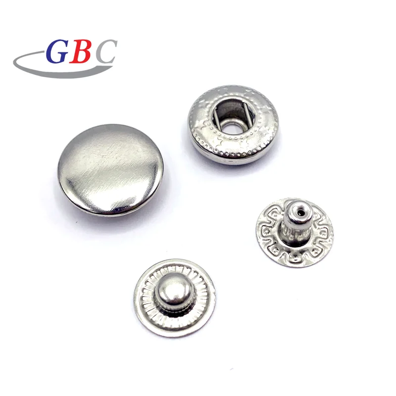 High Quality Stainless Steel Jacket Metal Snap Buttons - Buy Metal Snap ...