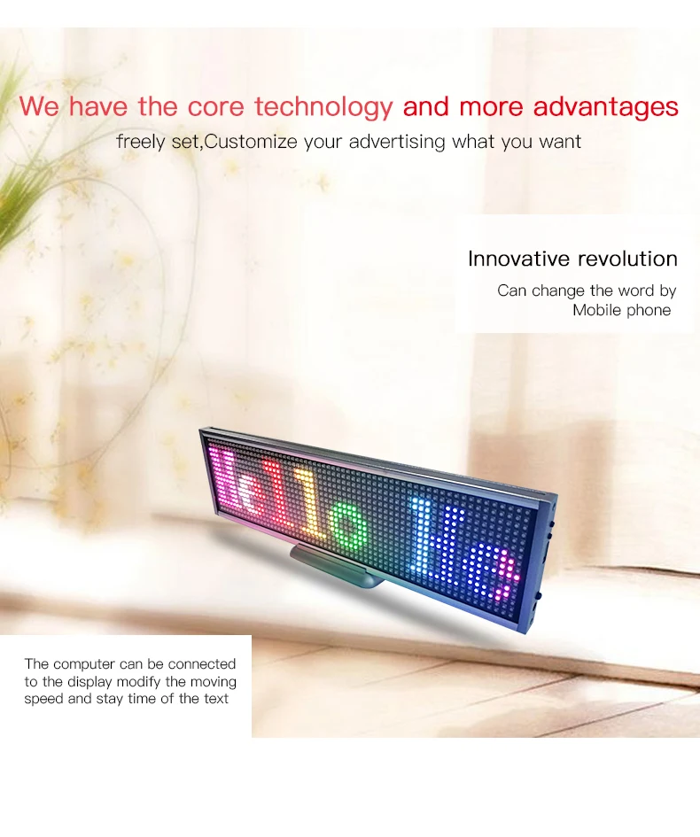 Iledshow LED Moving Message Sign Board - P5 Super Thin Wi-fi