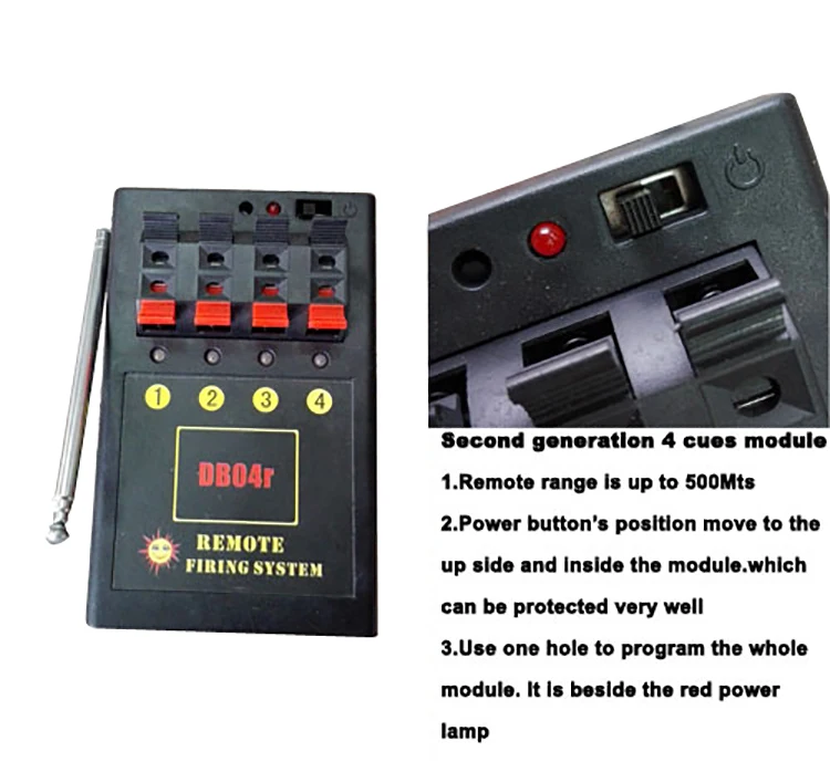 3rd Generation 4 Cues Receiver, CE Passed 12 Cues Remote Control Stage ...