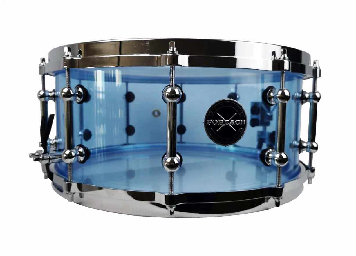 Handmade Seamless Clear Acrylic Drum Set - Traditional Percussion & OEM