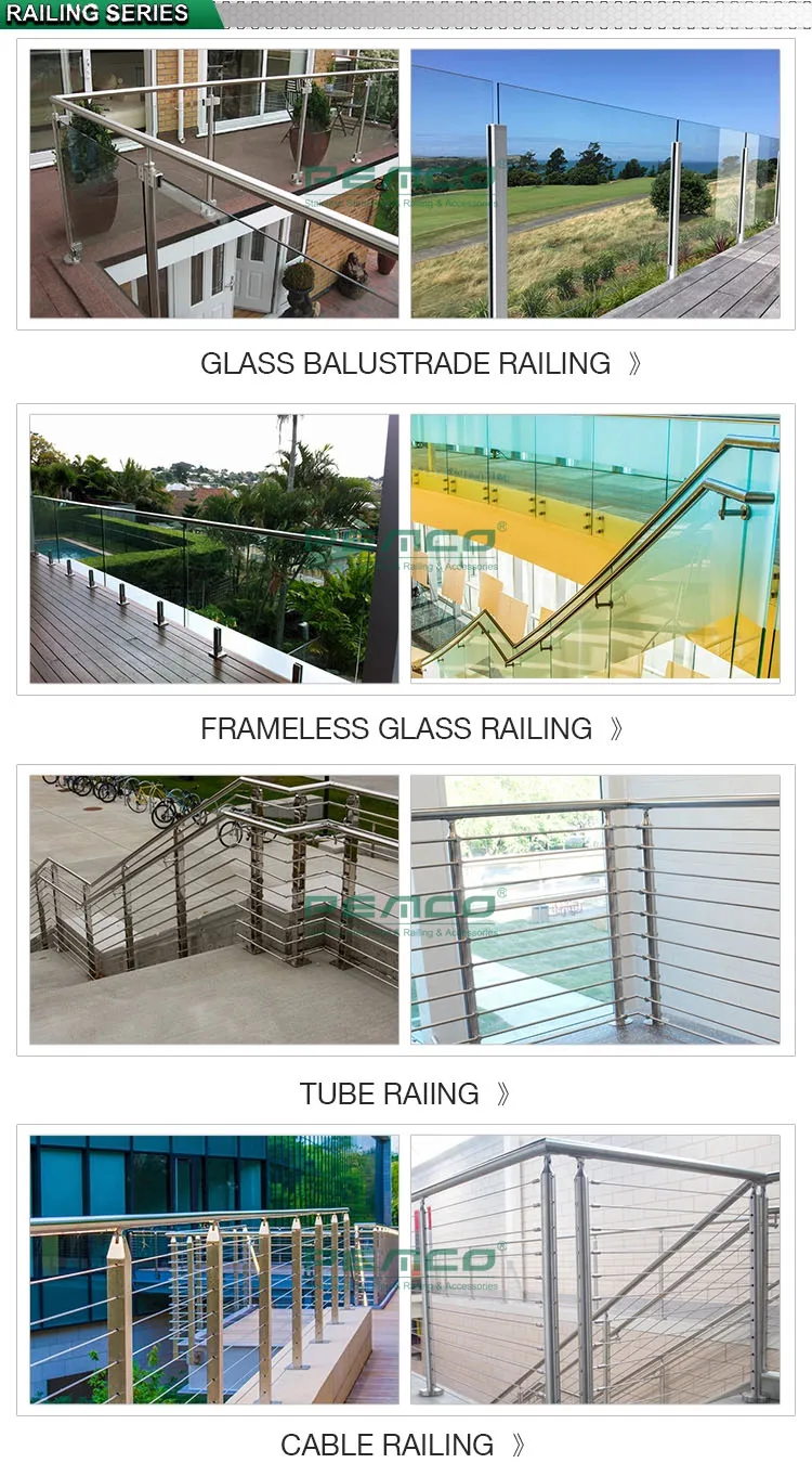 304 316 Stainless Steel French Balcony Balustrade Glass Railing Designs ...