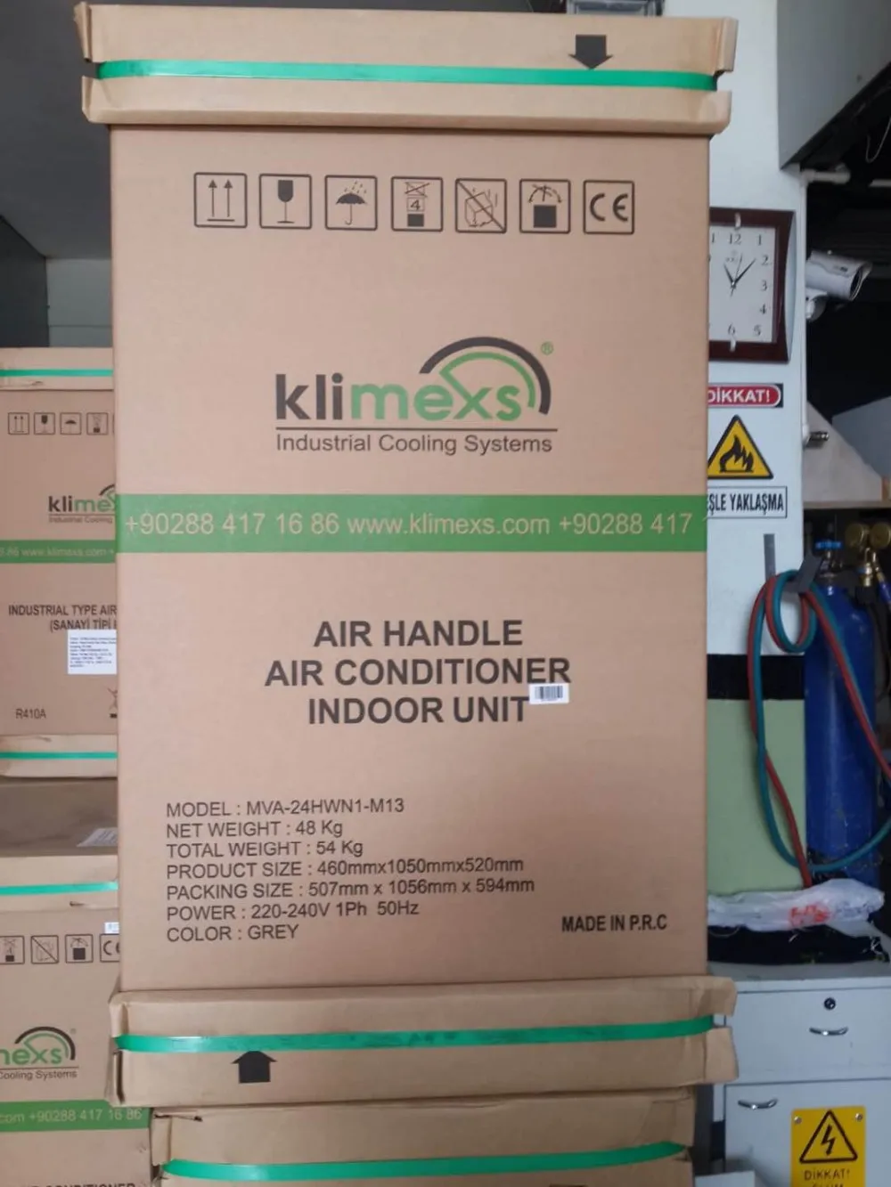 Midea T3 AHU Split Top Discharge Air Conditioner - 24000btu