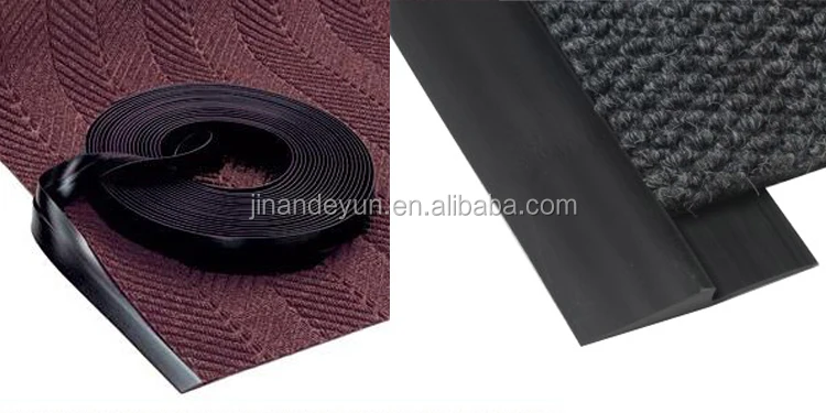 Beveled Nosing Border Carpet Smooth Edge for PVC Mat Border