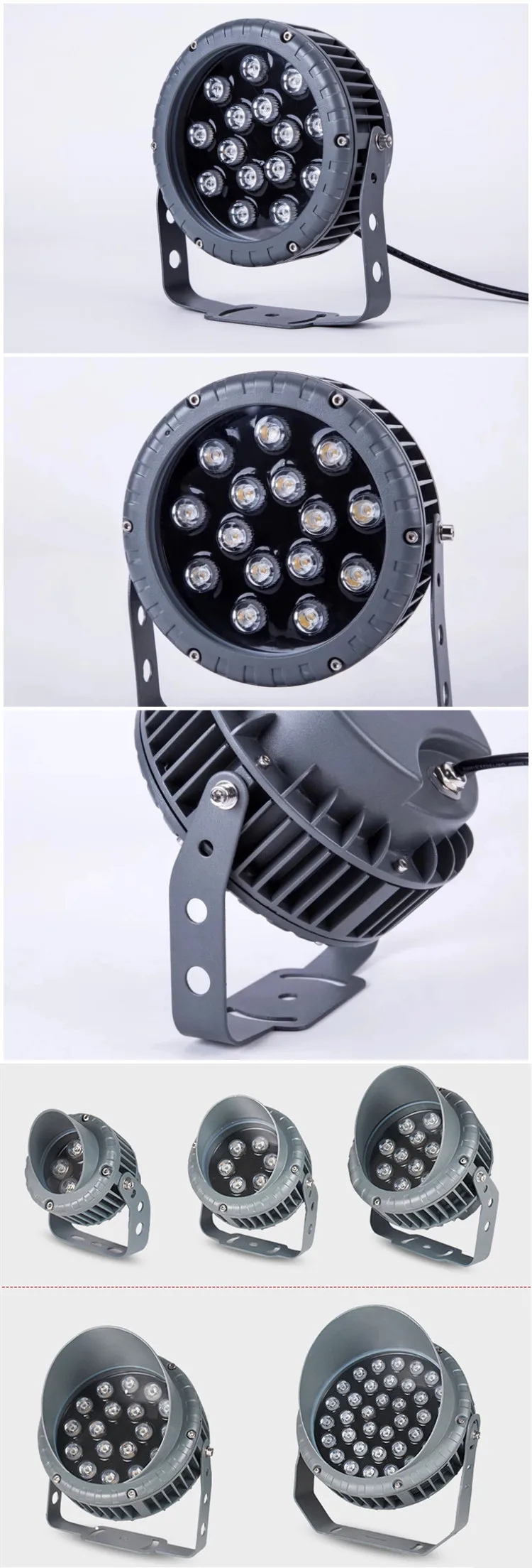 Round LED Floodlight Price 36W 12W 24W 18W Led Flood Light