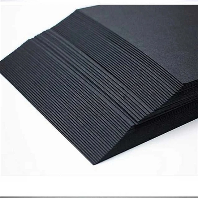 Laminated Paperboard Thick Stiffness Full Black Board - Buy Full Black ...