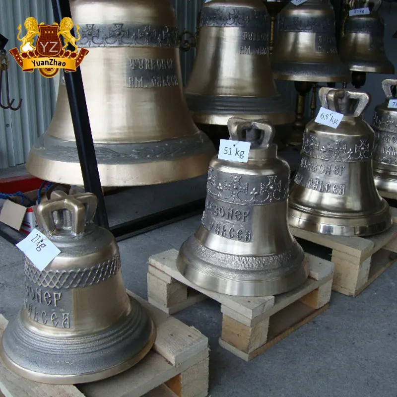Religious Decorative Large Brass Church Bells for Outdoor