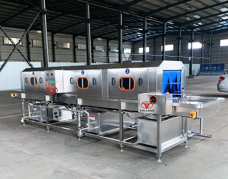 Automatic Plastic Crate Washer/chicken Cage Cleaning Machine/pallet ...
