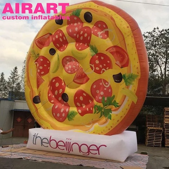 Large Inflatable Pizza Billboard Balloon,Ground Standing Advertising ...