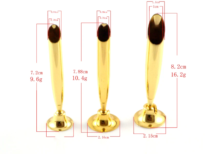 Golden/silver Metal Desktop Pen Stand - Lustrous Chrome