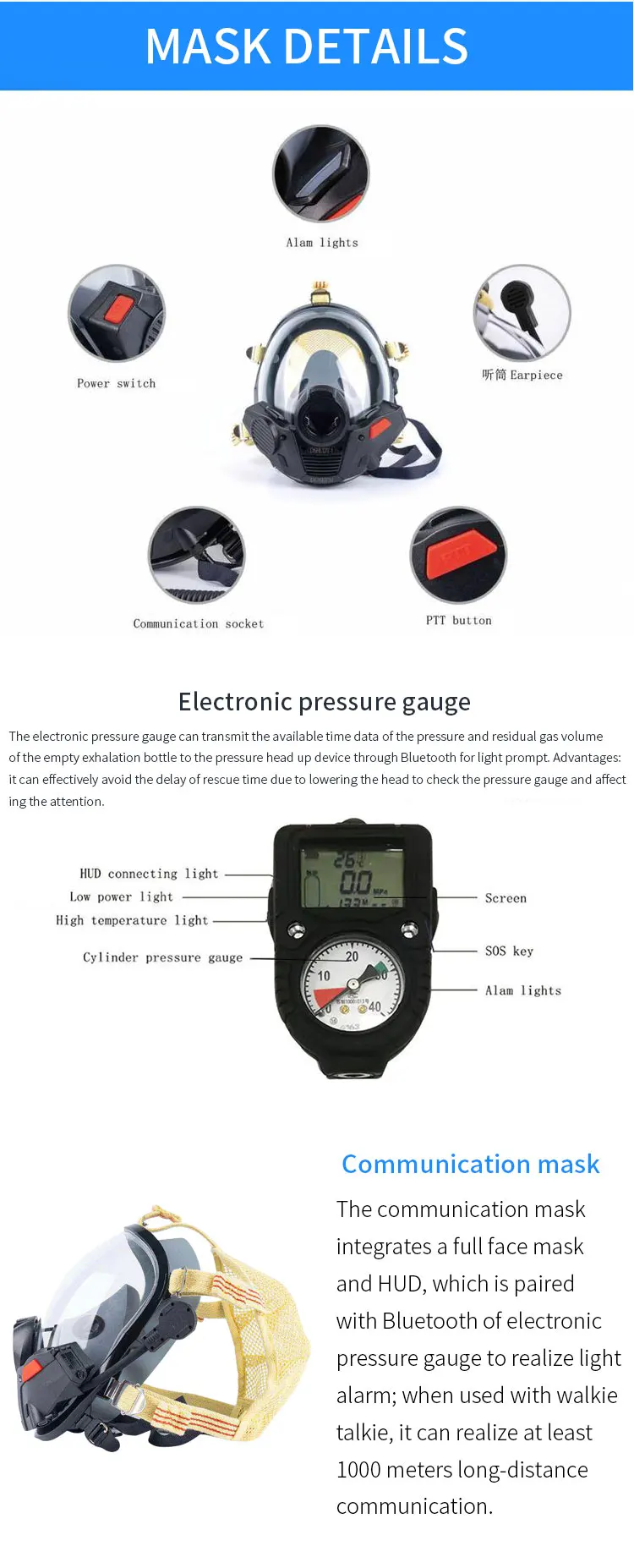 Comfortable Firefighting SCBA - Reliable Breathing Apparatus