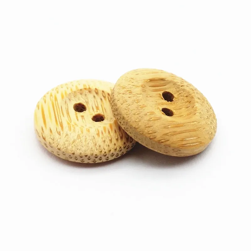 15mm 24L Natural Bamboo Button in Natural Color, Shirt Bamboo Button ...