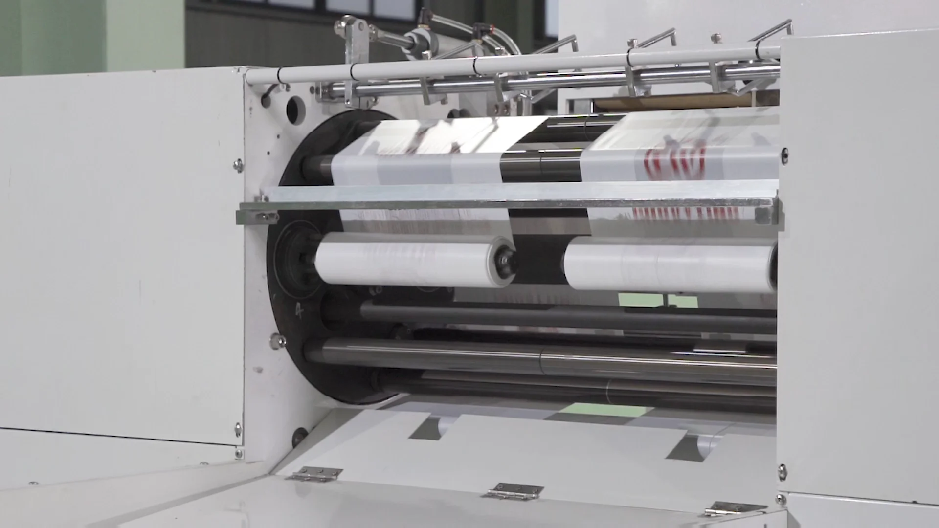 High Speed Fully Automatic Shuttle System C Fold Pe Plastic Bottom Seal ...