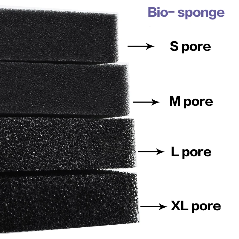 Various Types Black Polyurethane 15ppi 30ppi Active Sponge Filter - Buy ...