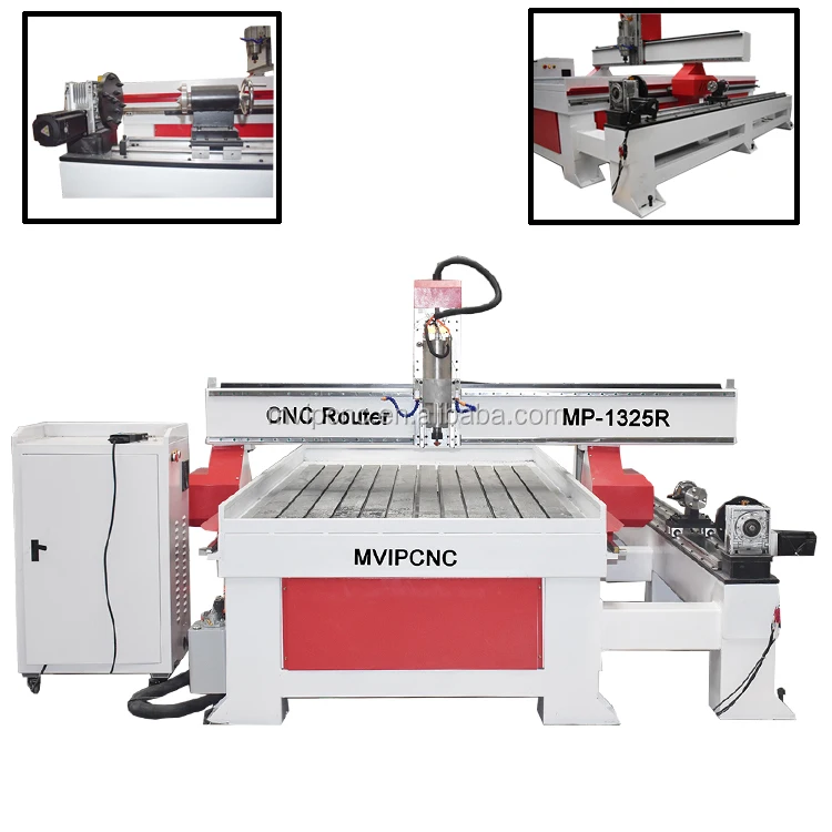 3D 2D Carving and Cutting CNC Machine - 4 Axis Wood Router